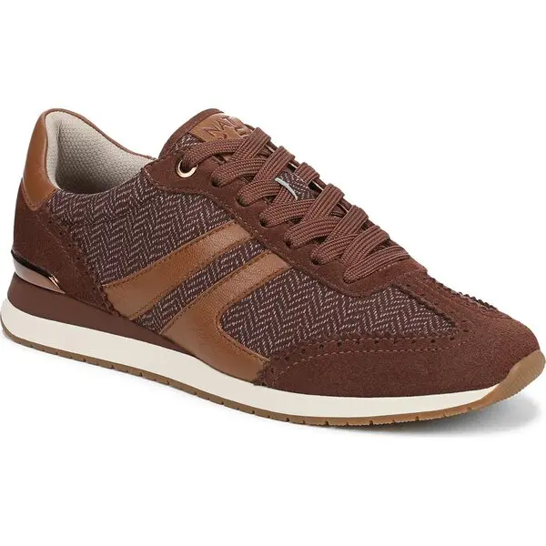 Naturalizer Lorena Wedge Sneaker - Brown Multi