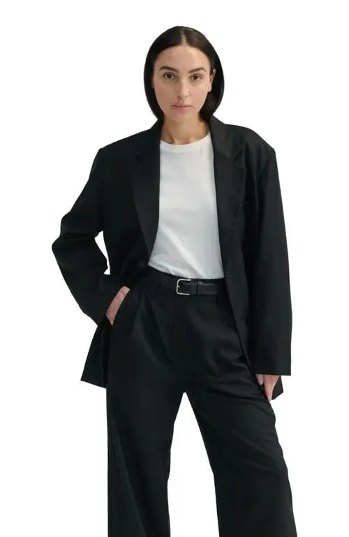 Almina Concept Oversized Blazer - Black