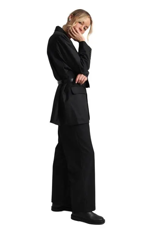 Almina Concept Oversized Blazer - Black