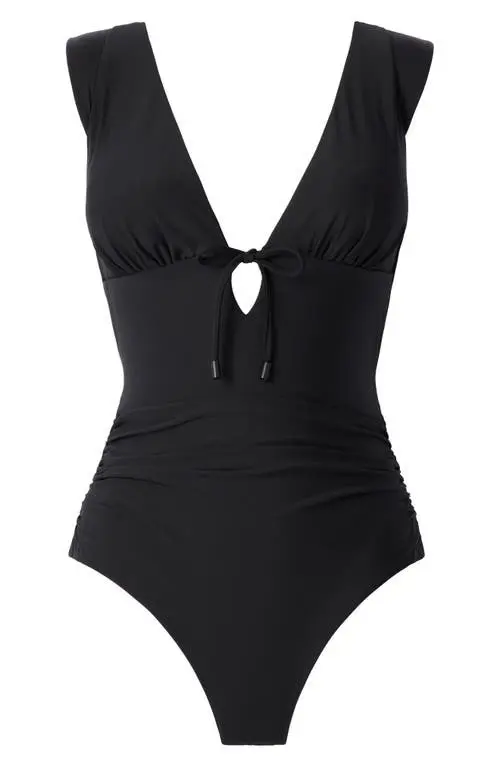 MAGICSUIT® Dash Plunge One-piece Swimsuit - Black