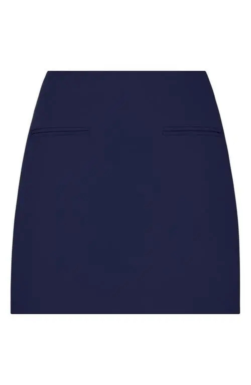 MILLY Lizzy Cady Mini Skirt - Navy