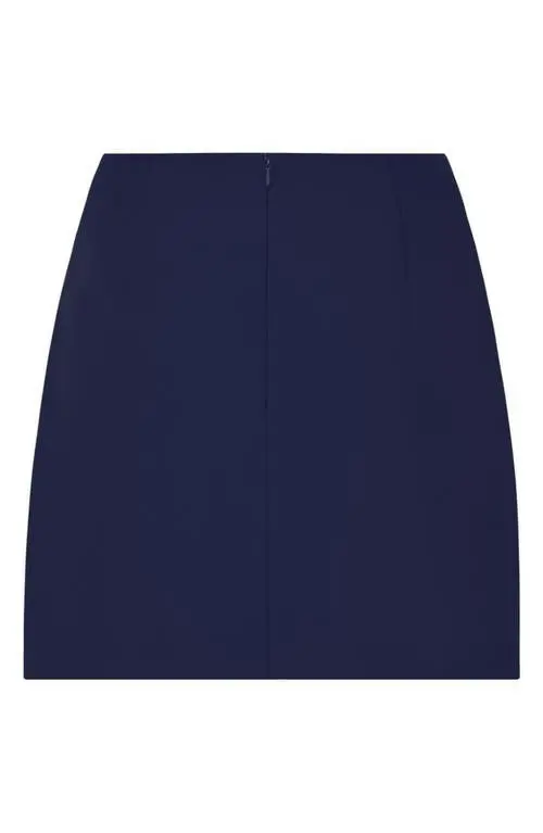 MILLY Lizzy Cady Mini Skirt - Navy
