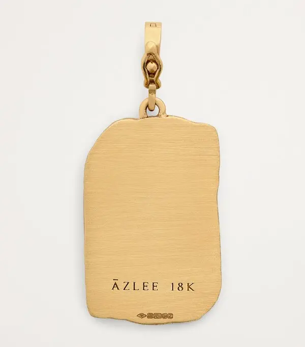 AZLEE 18k Yellow And Diamond Charm