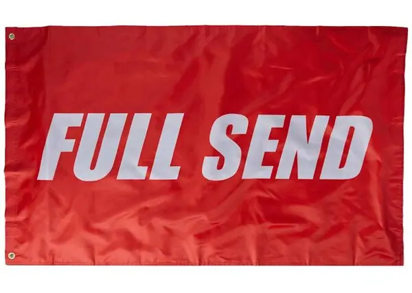 FULL SEND Fs Flag - Red