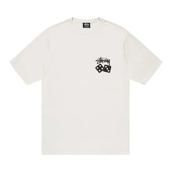 StÜssy Dice Pigment Dyed Tee - Cream