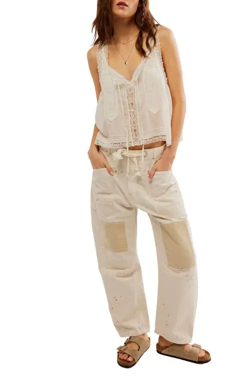Free People - Lace Trim Tank