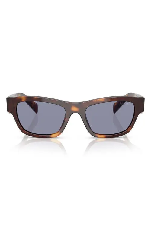 Prada 52mm Butterfly Polarized Sunglasses - Grey