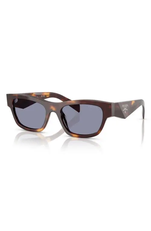 Prada 52mm Butterfly Polarized Sunglasses - Grey
