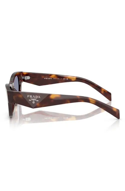 Prada 52mm Butterfly Polarized Sunglasses - Grey