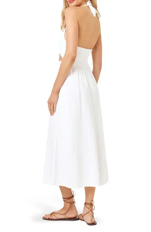 casa linen dress HELWAN linen dress – Le Kasha main image 1