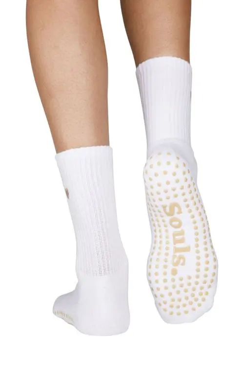 SOULS. Souls Heart Grip Mid-length Socks
