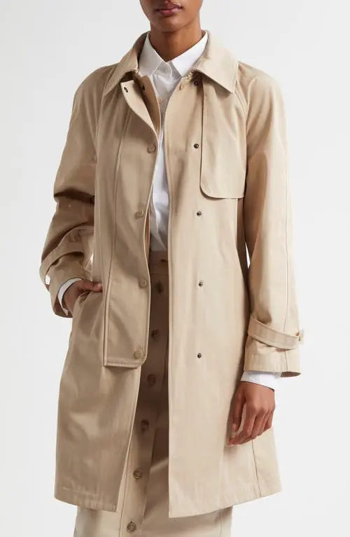 Emporio Armani Cotton-enriched Trench Coat