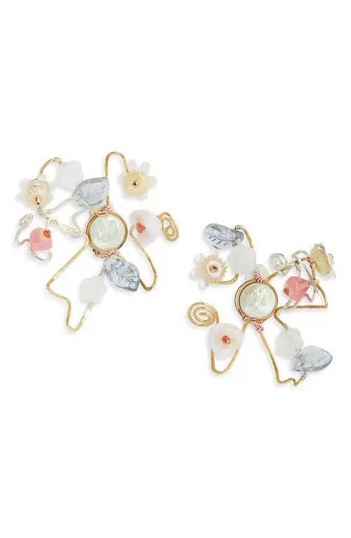 ISSHI Passiflora Earrings - Gold Multi