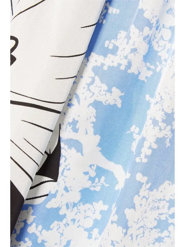 BY MALENE BIRGER Napoli Printed Satin Blouse
