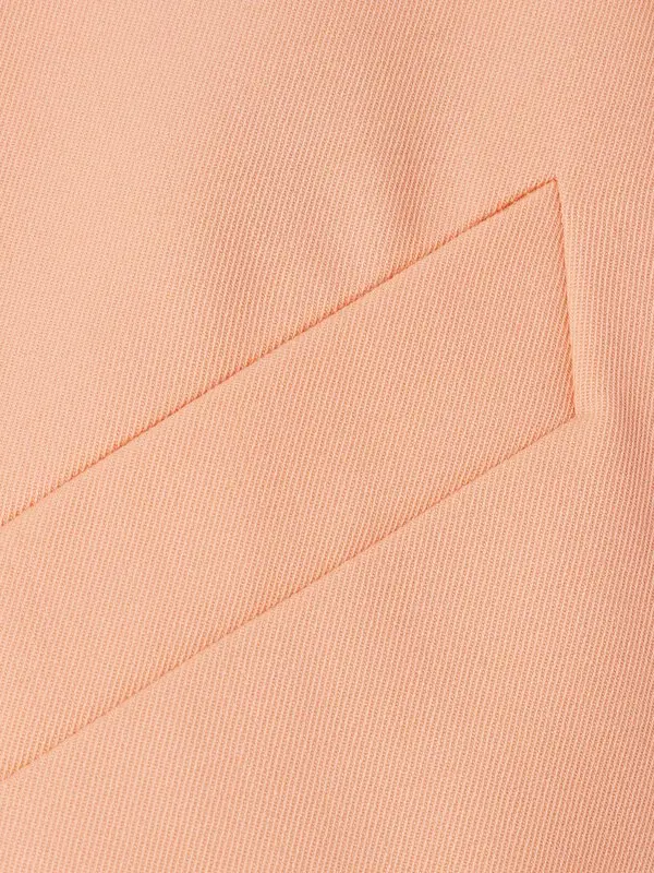 PATOU Double-breasted Wool-blend Twill Blazer