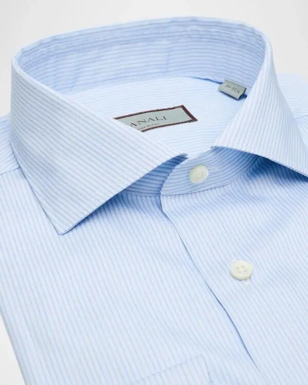Canali Apos;s Cotton Tonal Stripe Dress Shirt