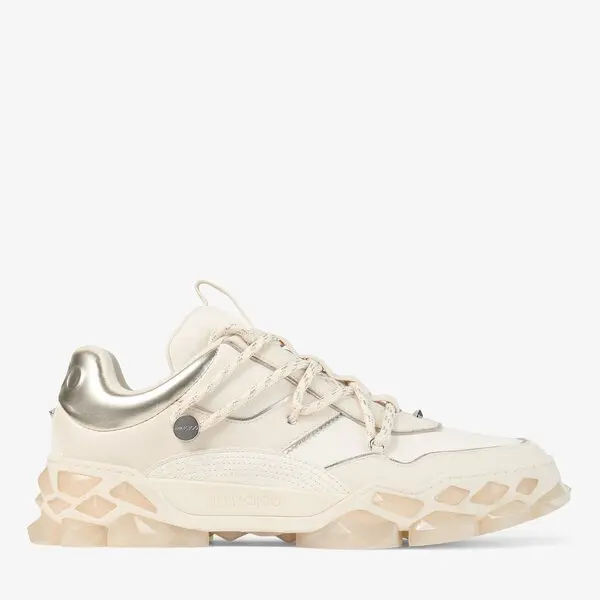 JIMMY CHOO Diamond X Ii M Leather Trainers - Latte