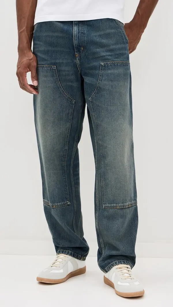 Carhartt Work In Progress Double Knee Denim Pants