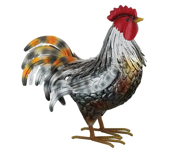 REGAL ART & GIFT Leghorn Rooster Sm White - One-color