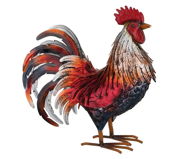 REGAL ART & GIFT Leghorn Rooster Sm Red - One-color