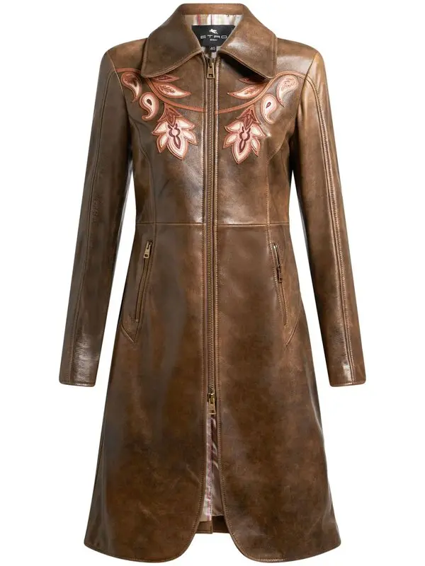 Etro Leather Coat