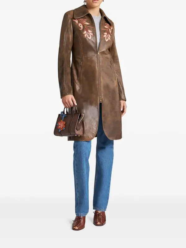 Etro Leather Coat