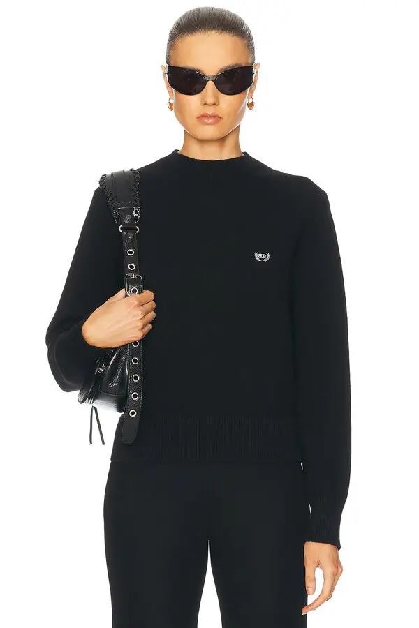 Balenciaga Crewneck Sweater - Black