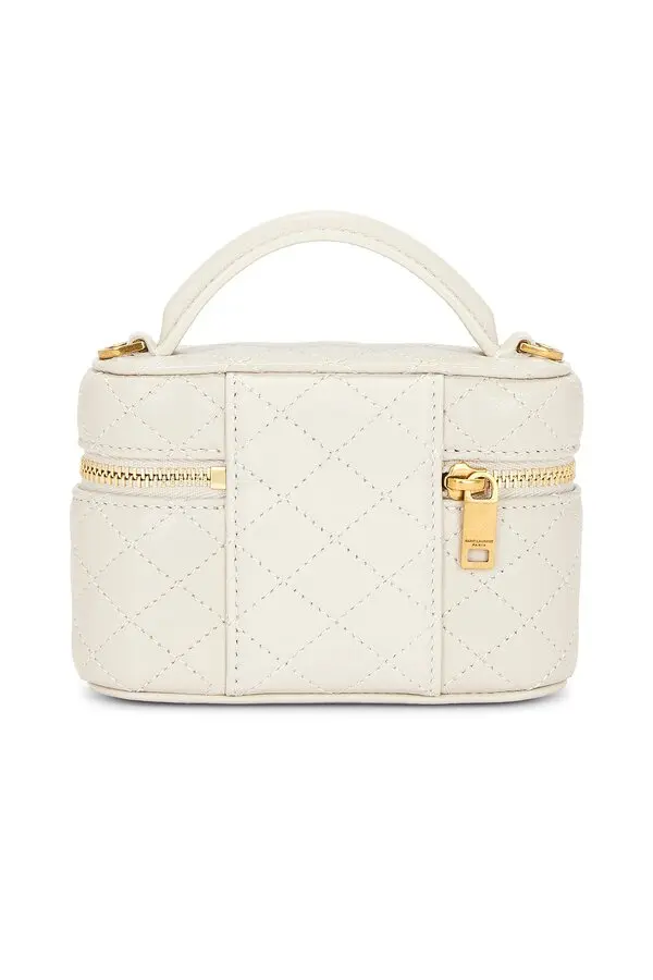 Saint Laurent Micro Gaby Vanity Bag - Crema Soft