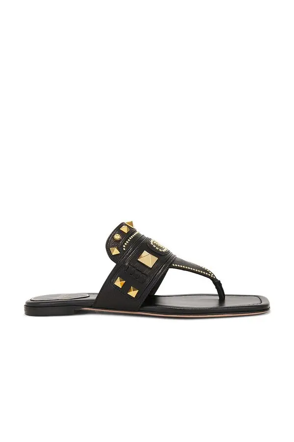 Valentino Garavani Plaster Caster Thong Sandals - Nero