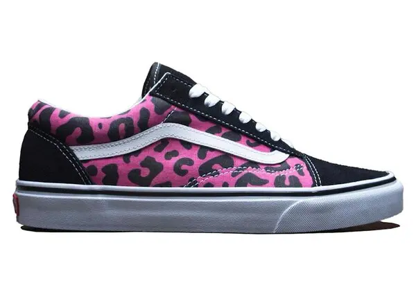 VANS Old Skool Leopard Sneakers - Pink