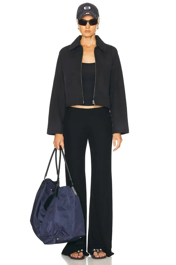 Balenciaga Long Sleeve Decollete Top