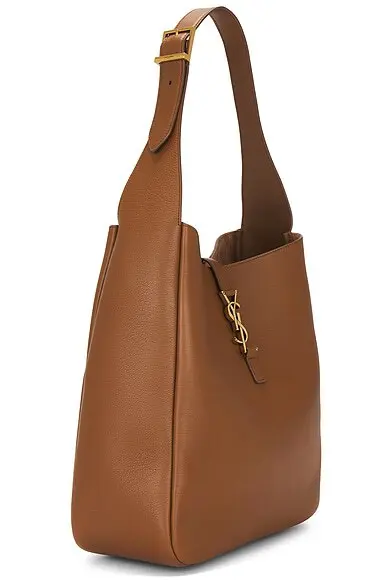 Saint Laurent Large Le 5 A 7 Supple Hobo Bag - Fox