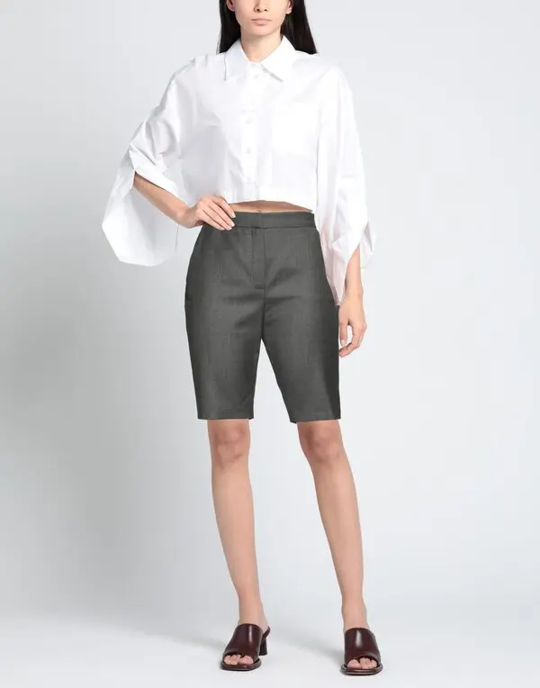 Balmain Tailored Virgin Wool Bermuda Shorts