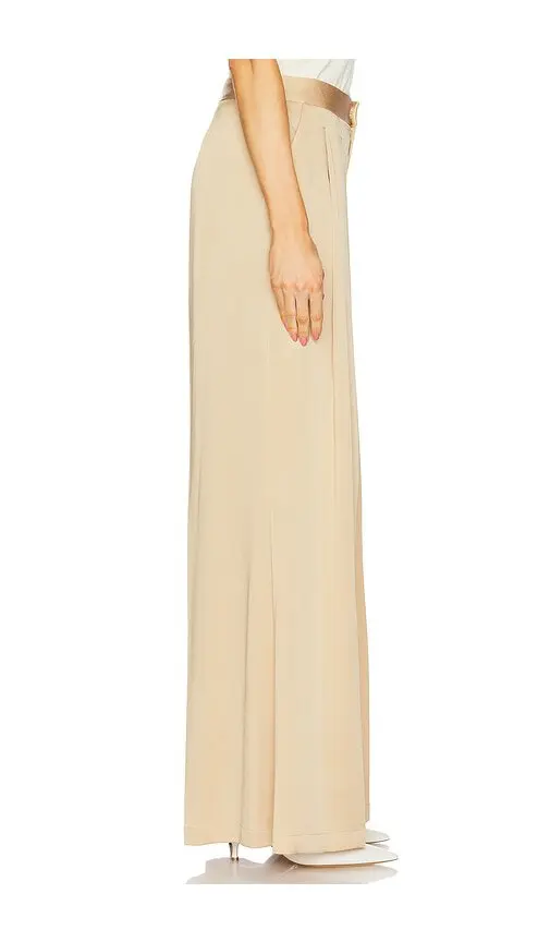 L'Agence Aubrie Mid Rise Wide Leg Pant