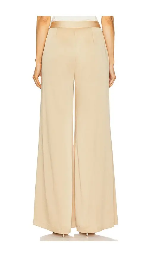 L'Agence Aubrie Mid Rise Wide Leg Pant