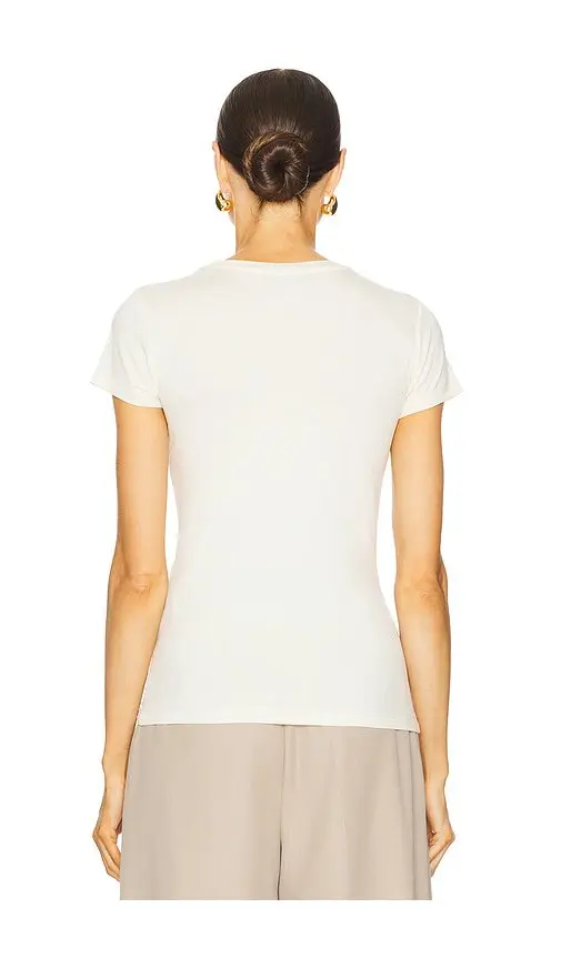 L'Agence Ressi Crew Neck Short Sleeve Tee