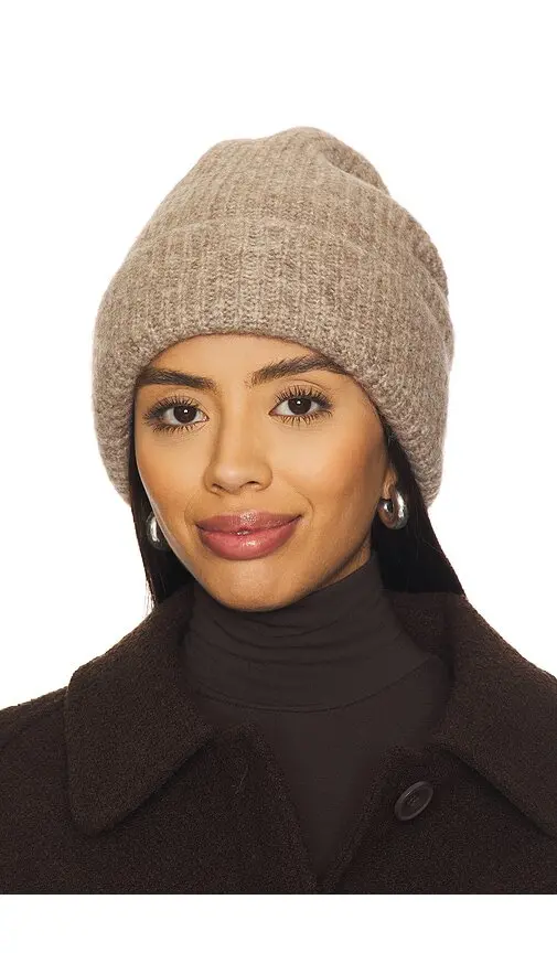 EAVES Alina Beanie - Heather Brown