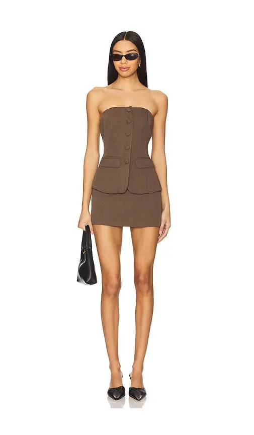 ALL THE WAYS Marni Skirt Set - Brown