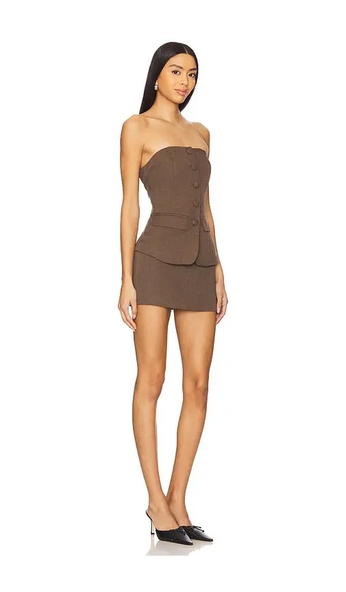 ALL THE WAYS Marni Skirt Set - Brown
