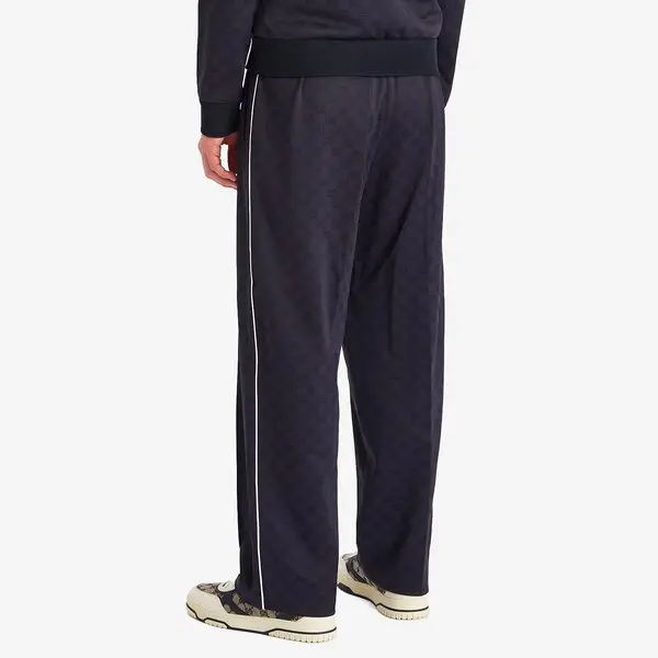 Gucci Nylon Cotton Gg Jacquard Track Pants