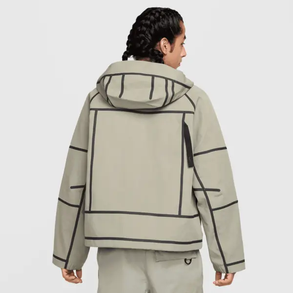 Nike Tech Storm-Fit Hooded Rain Jacket - Green | Editorialist