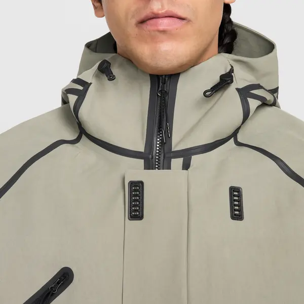 Nike Tech Storm-Fit Hooded Rain Jacket - Green | Editorialist