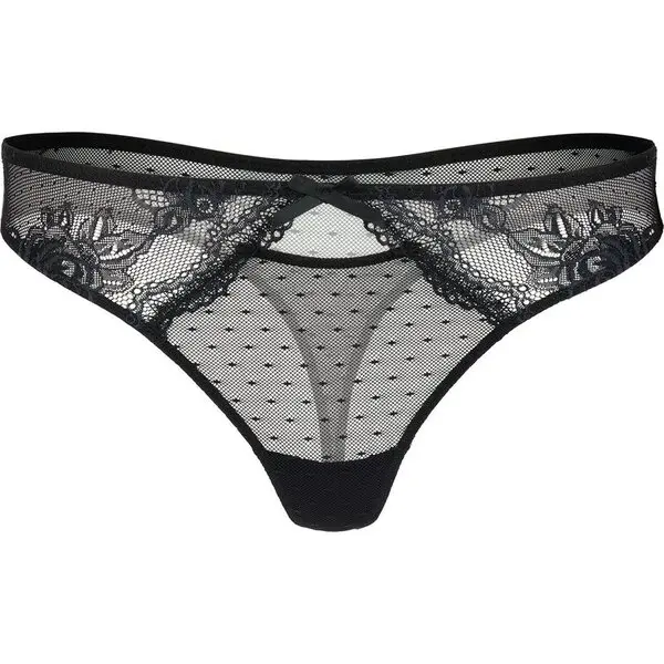 ADORE ME Cordelia Thong Panties - Black