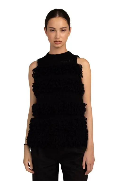 Gobi Cashmere Loop-stitch Vest
