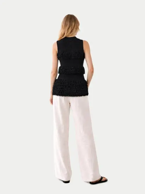 Gobi Cashmere Loop-stitch Vest