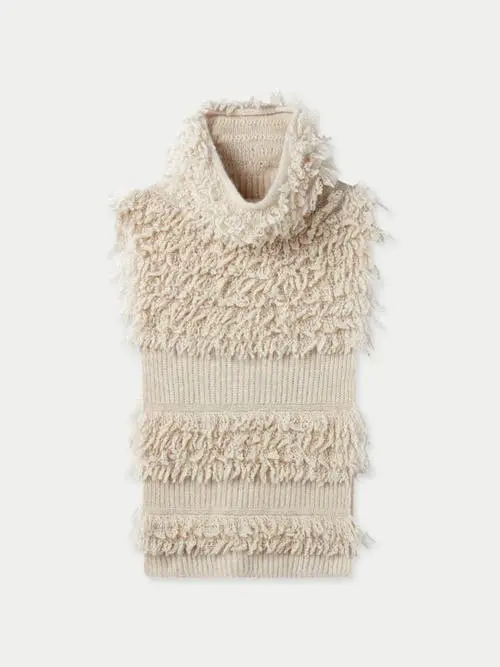 Gobi Cashmere Loop-stitch Gilet