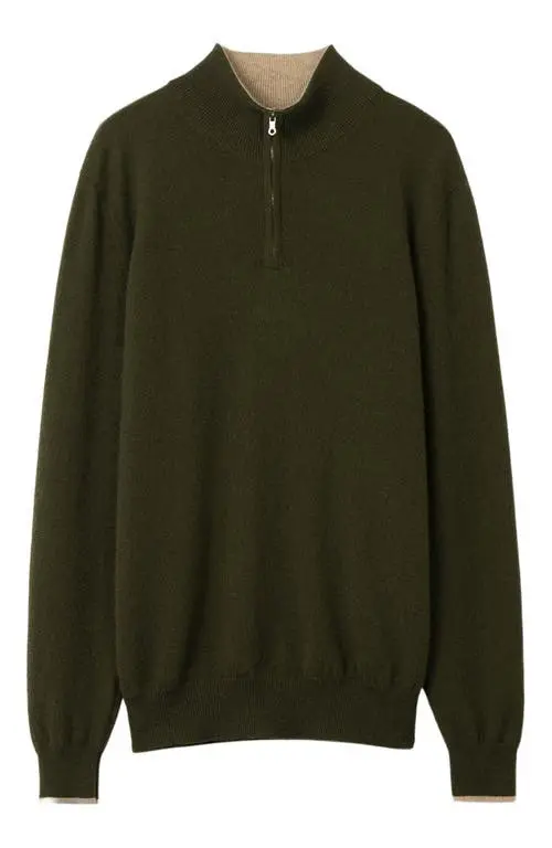 Gobi Cashmere Half-zip Cashmere Sweater