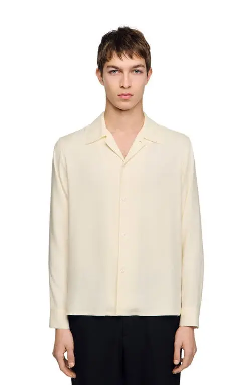 Sandro Loose-fit Shirt - White