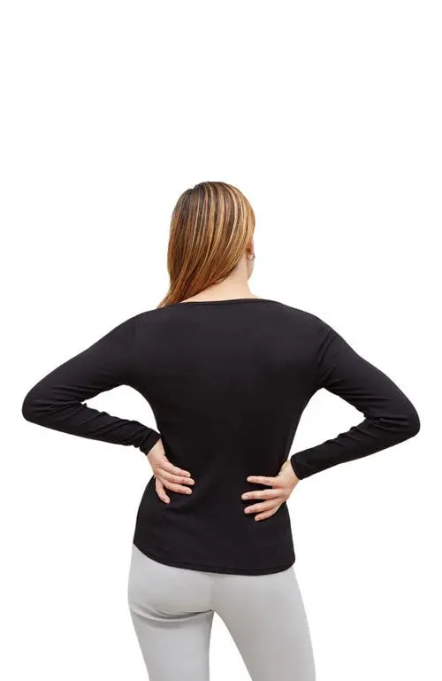 M.M.LAFLEUR Marcia Ribbed Pima Cotton Layering T-shirt - Black