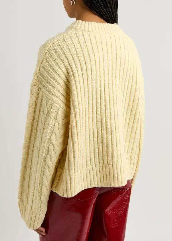 KITRI Everly Cable-knit Jumper